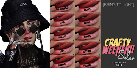 Second Life Marketplace - [BTL Tattoos] - Lip Tattoos V.2 [ADD TO UNPACK]